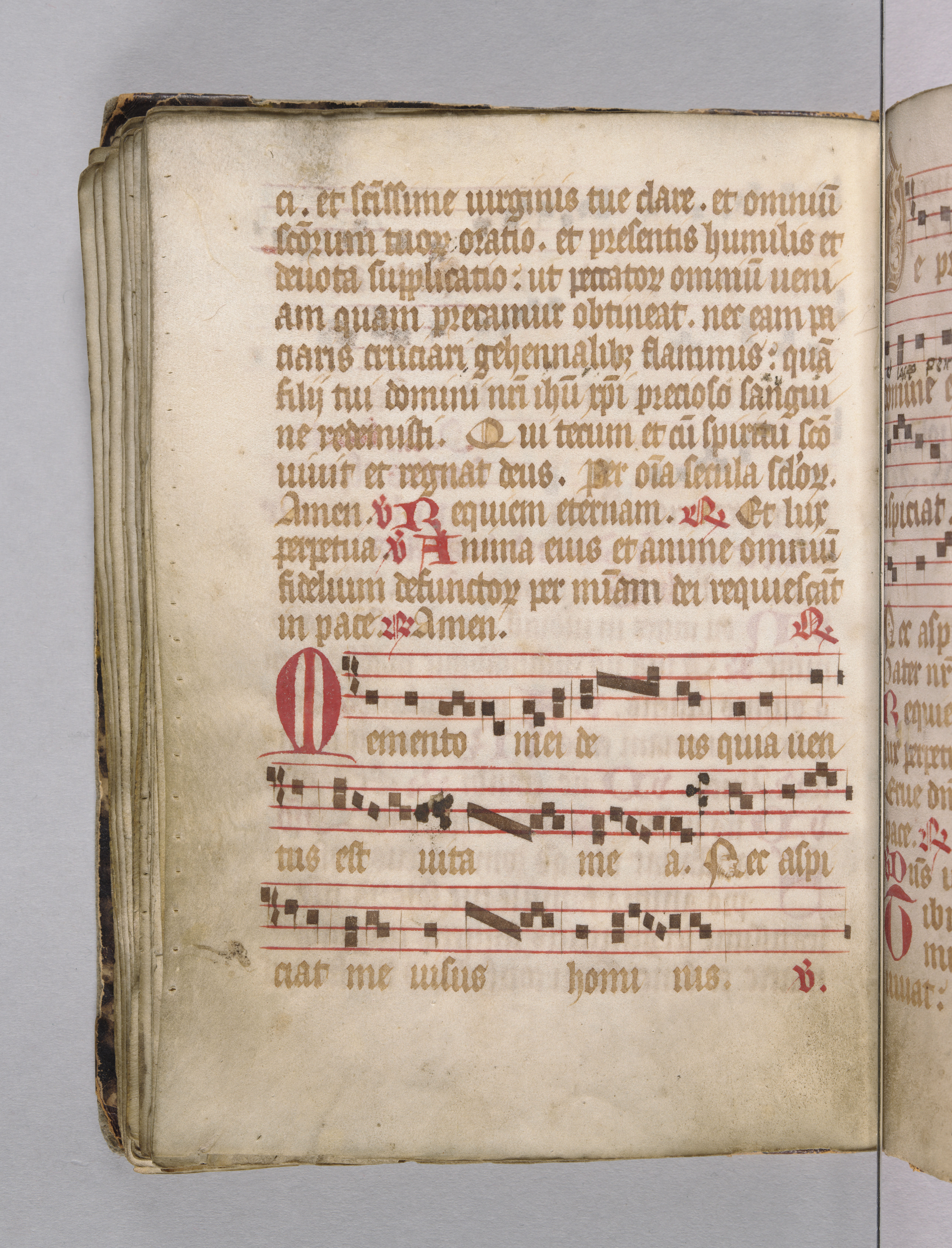 Processional, Plimpton MS 034, 031v · Liturgical Manuscripts