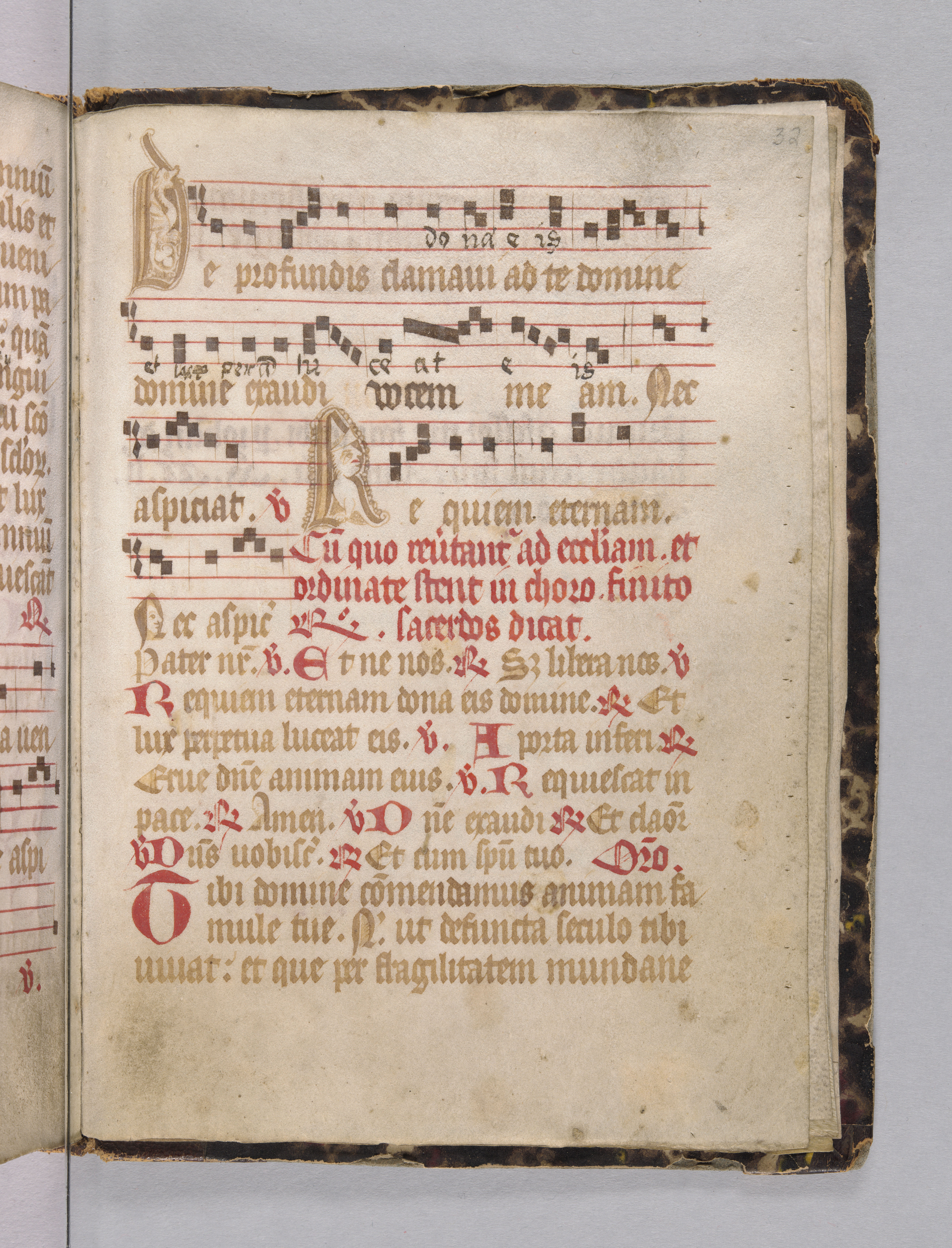 Processional, Plimpton MS 034, 032r · Liturgical Manuscripts